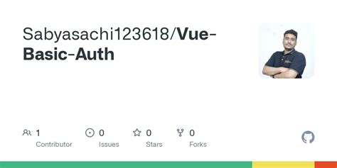 Github Sabyasachi Vue Basic Auth