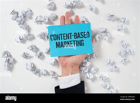 conceptual display content based marketing business idea advertising