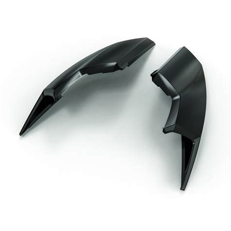 Rear Quarter Intake Ports C8 Corvette Coupe Carbon Flash Black