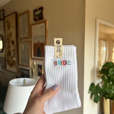 Bride And Babe Socks Bachelorette Favor Bridal Party T Wedding