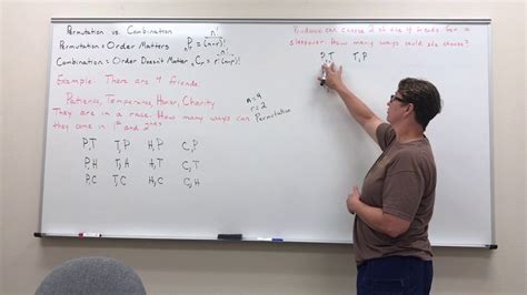 Permutation Vs Combination Formula Part 1 Youtube