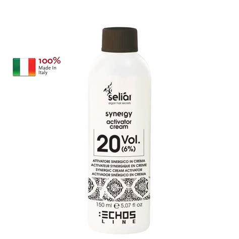 Echosline Seliar Ammonia Free Synergy Activator Cream 20 Vol 6 150ml