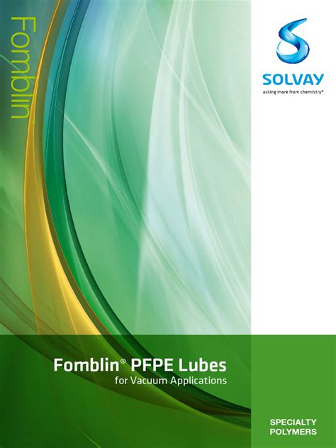 fomblin pfpe lubes for vaccum applications en v2 7 0 pdf