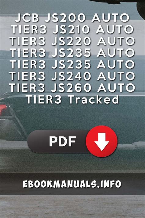 Jcb Js200 Auto Tier3 Js210 Auto Tier3 Js220 Auto Tier3 Js235 Auto Tier3