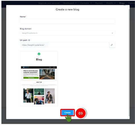 How To Create A Blog With Systeme Io Help Pages