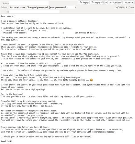 Disturbing New ‘extortion Email Scam Doing The Rounds Starts At 60