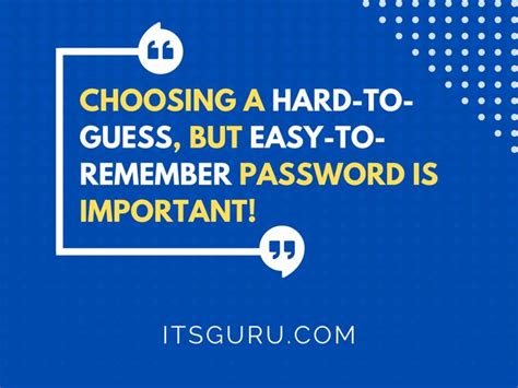 Choosing Master Password