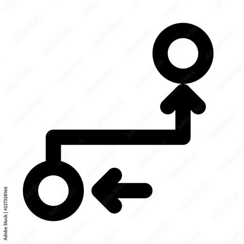 Process Flow Icon Black