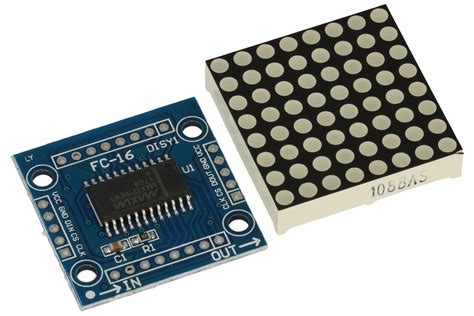 Extension Module Led Matrix Max 7219 Electronic Store Firma Piekarz