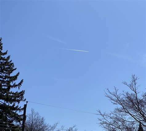 Aviation History Were Contrails Different In The 80s Aviation