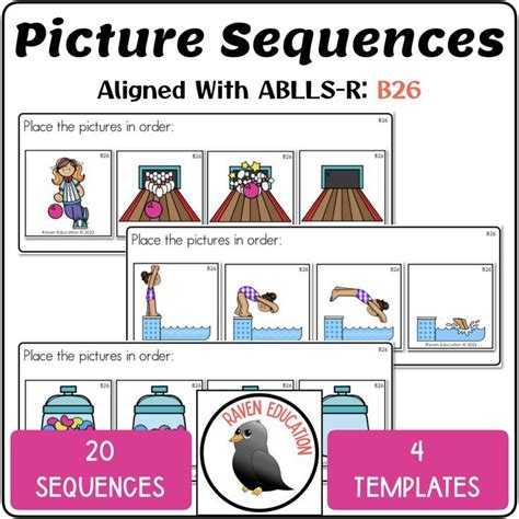 Picture Sequences Aligned With ABLLS R B Sequencing Pictures Critical Thinking Activities