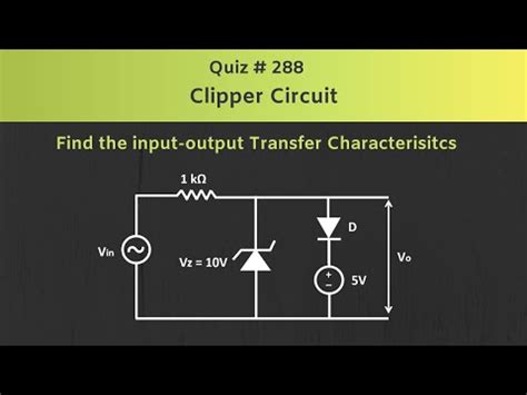 Clipper Circuit Solved Example Quiz Video Lecture Crash Course English For