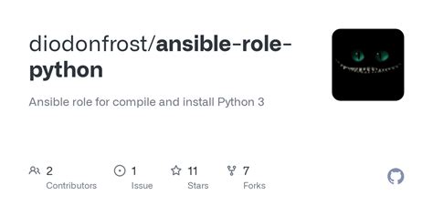 Github Diodonfrostansible Role Python Ansible Role For Compile And