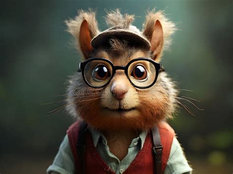 Nerdy Squirrel Stock Illustrations 8 Nerdy Squirrel Stock