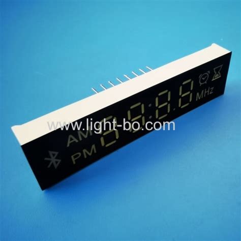 Customized Ultra White Digit Segment LED Display Module For Bluetooth Speaker Radio