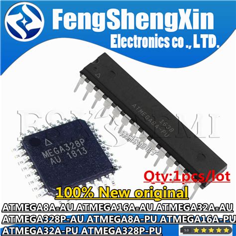 100 New Mega328p Atmega8a Au Atmega16a Au Atmega32a Au Atmega328p