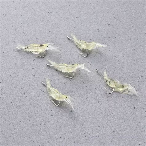 5 PCS APPÂTS Pour La Pêche Leurres De Aux Crevettes Poissons Bar Engins Mou EUR 4 89 PicClick FR