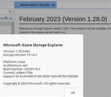 An Error Reminder Dialog Pops Up When Opening Storage Explorer By Snap