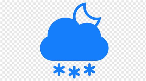 Ordenador iconos copo de nieve símbolo clima nieve azul invierno