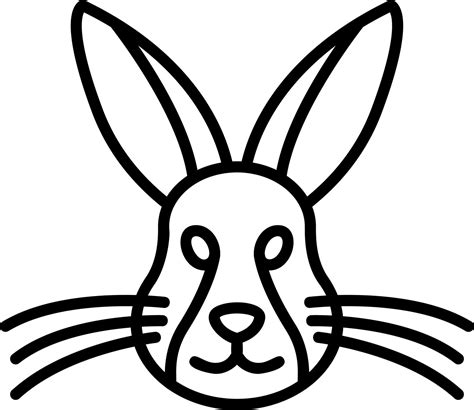 Hare Vector Icon 20431153 Vector Art At Vecteezy