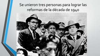 Las Reformas Sociales De La Década De 1940 Pptx