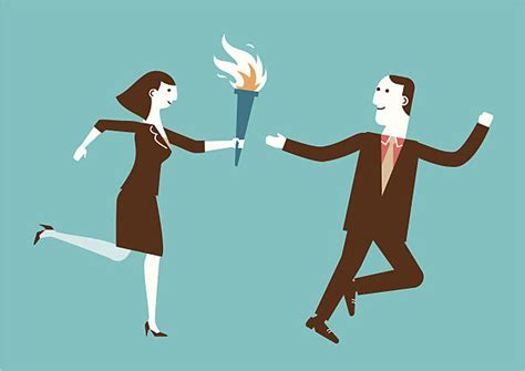 Passing Torch Illustrations Royalty Free Vector Graphics And Clip Art