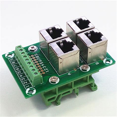 RJ P C Jack Way Buss Breakout Board Terminal Grandado