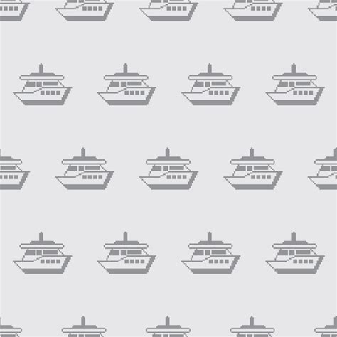 Premium Vector Seamless Pattern Pixel Art Vintage Aesthetics Retro Sprite Design