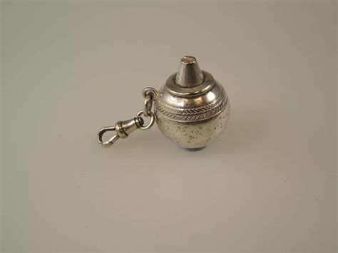 Unusual Patent Pocket Watch Key Fob C1890 In Misc