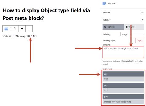 How To Display Object Type Field Via Post Meta Block