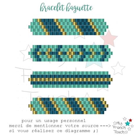 Diagrammes Bracelets My French Touch Bijoux Made In France Pulseras