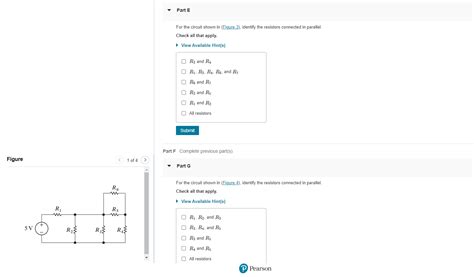 Solved For The Circuit Shown In Figure 1 Identify The