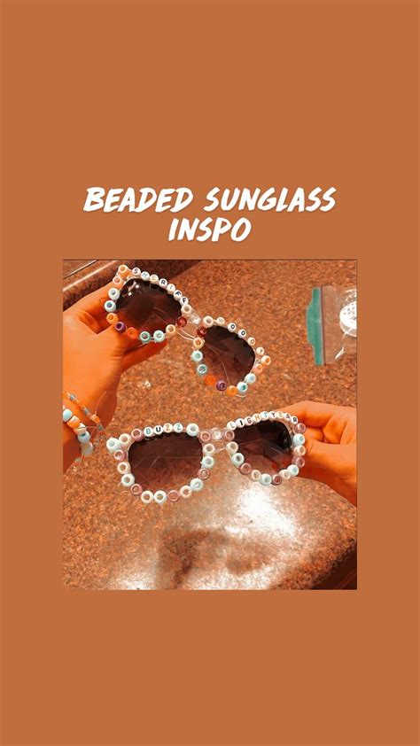 Beaded Sunglass Inspo Beaded Sunglasses How To Make Beads Diy Sunglasses