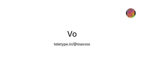 Vo — Teletype
