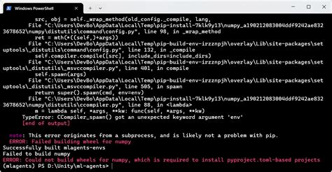 Ml Agents Python包安装 Devbobcorn 博客园