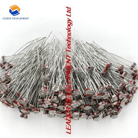 20pcs Ldr Photo Light Sensitive Resistor Photoelectric Photoresistor