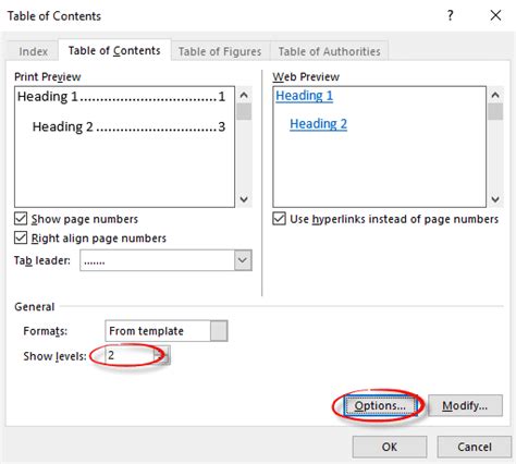 Table Of Contents With Extra Text Quick Reference Office Watch