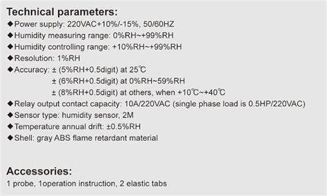 Elitech Humidity Controller Dhc 100