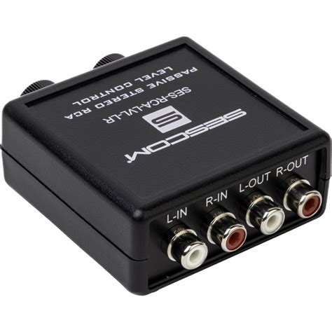 Sescom Rca Lvl Lr Stereo Rca Volume Control With Independent Left Right Sescom Rca Lvl Lr Stereo Rca Volume Control With Independent Left Right