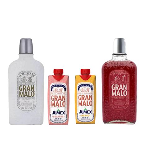 Gran Malo X Jumex Guava And Mango Tequila And Gran Malo Jamaica And Horchata