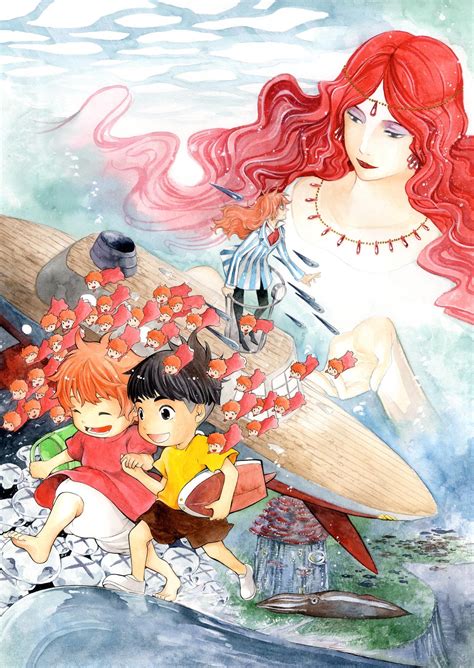 Ponyo On The Cliff Wallpapers Wallpaper Cave