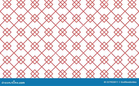 Abstract Pattern Background Symmetrical Squares And Grid Lines 3d Illustrations Stock