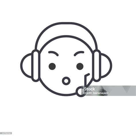 音樂聽力表情符號概念行可編輯的向量 概念圖示音樂聽力表情符號概念線性情感插圖向量圖形及更多一個物體圖片 一個物體 一組物體 剪裁圖
