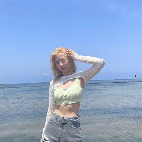 Itzy Ryujin In 2022 High Neck Bikinis Swimwear Fashion