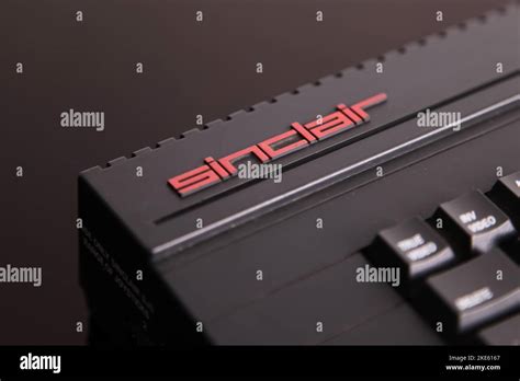 Close Up Sinclair Spectrum 3 Personal Computer Sinclair Logo Badge