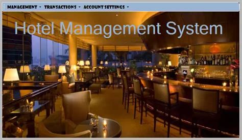 hotel management system project in with source code