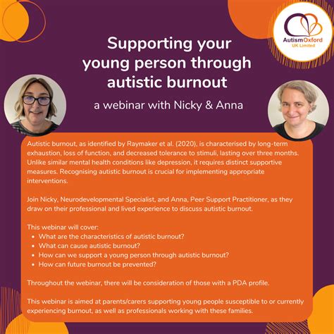 Supporting Your Young Person Through Autistic Burnout Autism Oxford Uk