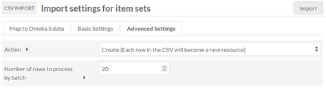 CSV Import Omeka S User Manual