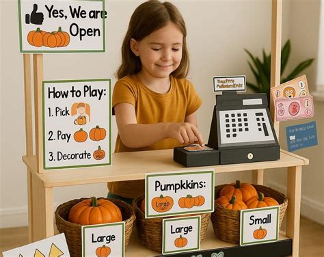 Pumpkin Patch Dramatic Play Fall Autumn Pretend Play Kindergarten