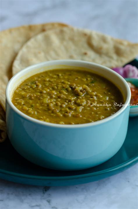 Instant Pot Whole Green Moong Dal Tomato Blues